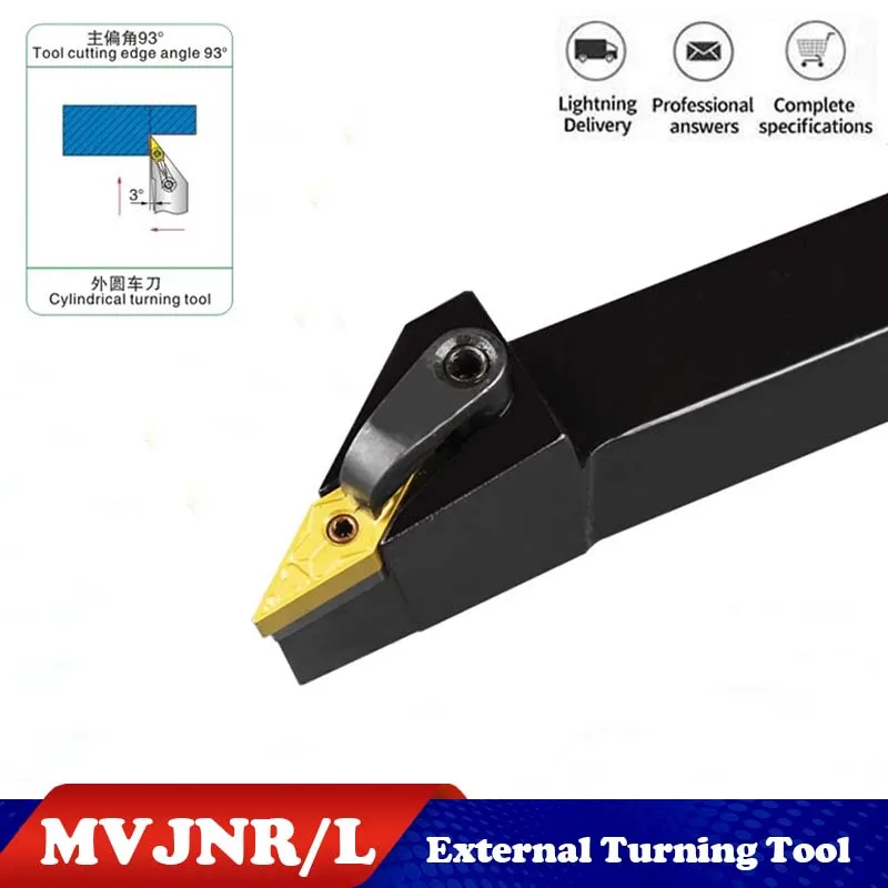 MVJNR1616 MVJNR2020 MVJNR2525 External Turning Tool MVJNR MVJNL Lathe ...