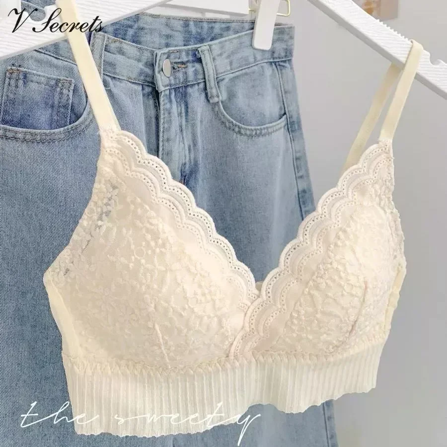 Sexy-French-Style-Bras-Lace-Push-Up-Triangle-Cup-Underwear-Lingerie ...