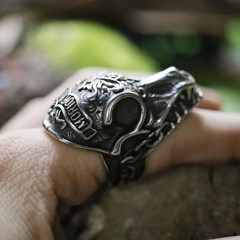 316SS Days Gone Morior Invictus Death Before Defeat Ring 316 Stainless ...