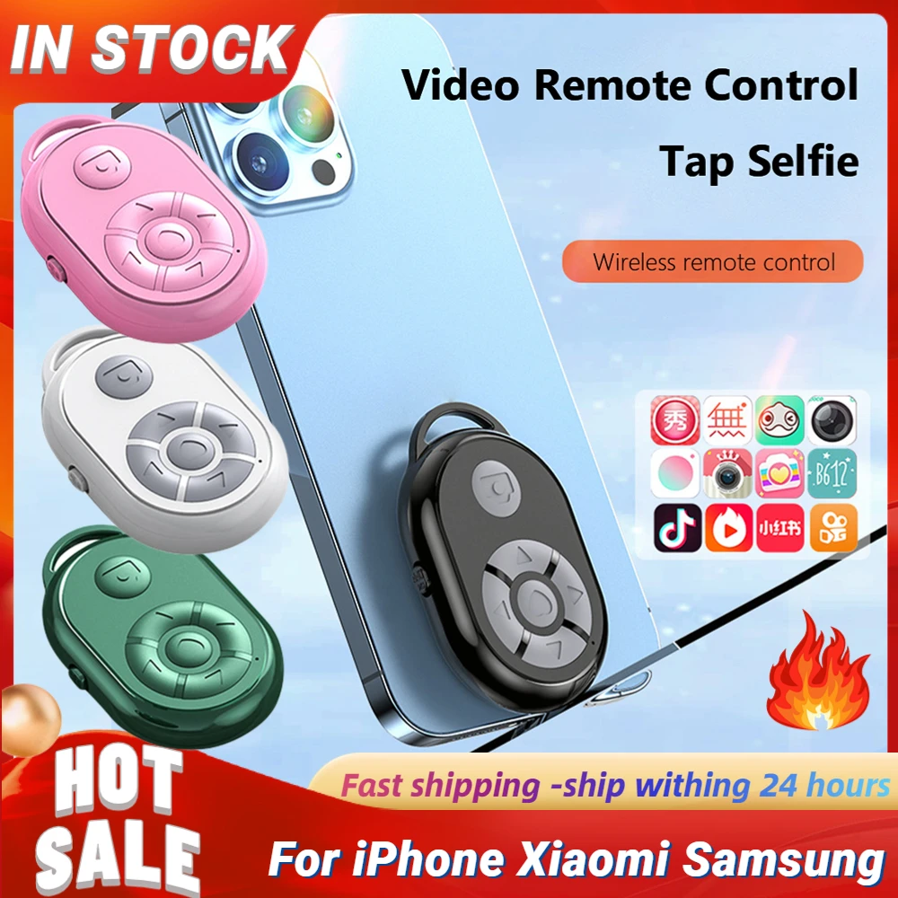 Camera-Shutter-Release-Selfie-Stick-Phone-Page-Turning-Controller ...