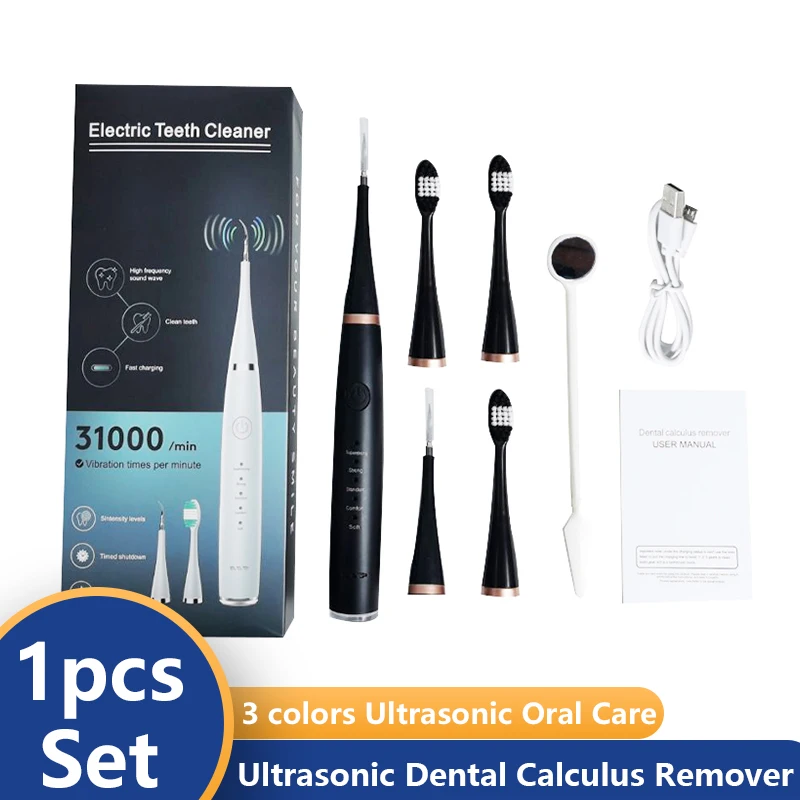 Electric-Ultrasonic-Dental-Calculus-Remover-Teeth-Cleaner-Dental ...