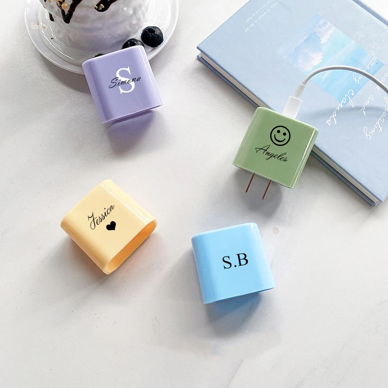 Custom-Name-Case-USB-Cable-Protector-Cover-Personalized-Charger-Head ...