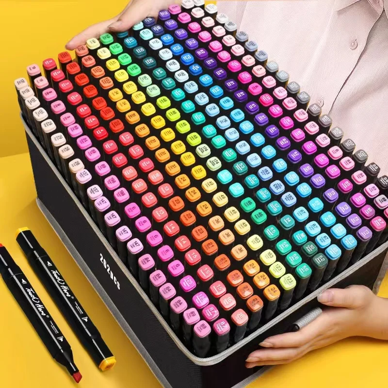 12/30/40/60/80/168/268 Color Markers plumones posca Dual Headed Artist ...