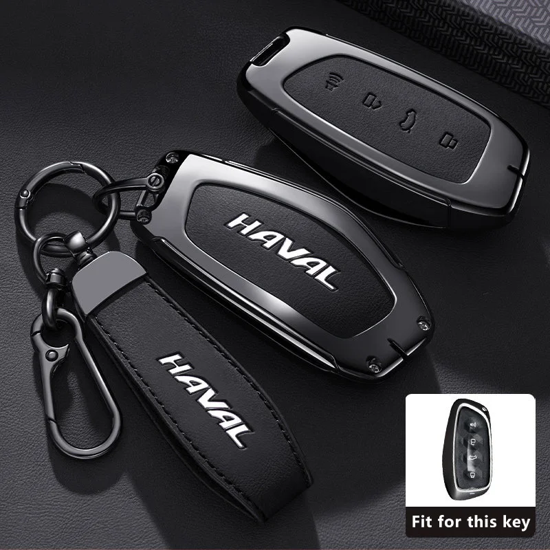 Zinc Alloy Car Key Case Fob for HAVAL H6L Hover 2025 2026 Keychain ...