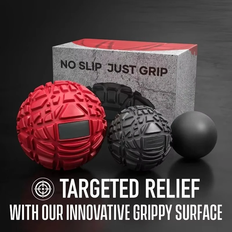 Massage Balls for Physical Therapy - Muscle Relief for Back, Neck ...