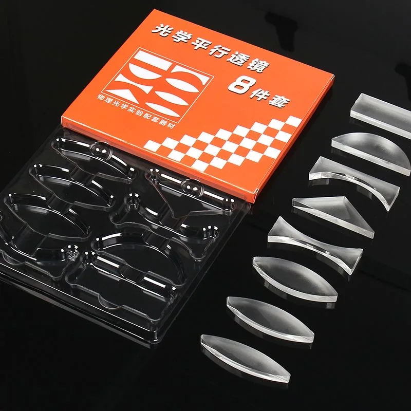 Optical-Experiment-kit-Triangular-Prism-Convex-Lens-Concave-Mirror-Dial ...