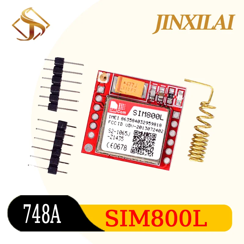 SIM800L with Spring/Antenna Mini GPRS GSM Module Micro SIM Card Core ...