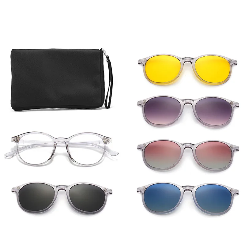 2-IN-1-And-6-IN-1-Magnetic-Polarized-Sunglasses-Soft-Transparent-Color ...