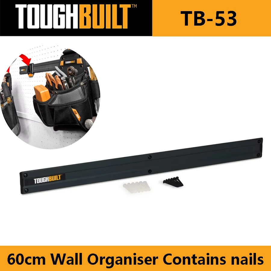 TOUGHBUILT TB-53 60cm Wall Organiser (Contains nails) Special Wall ...