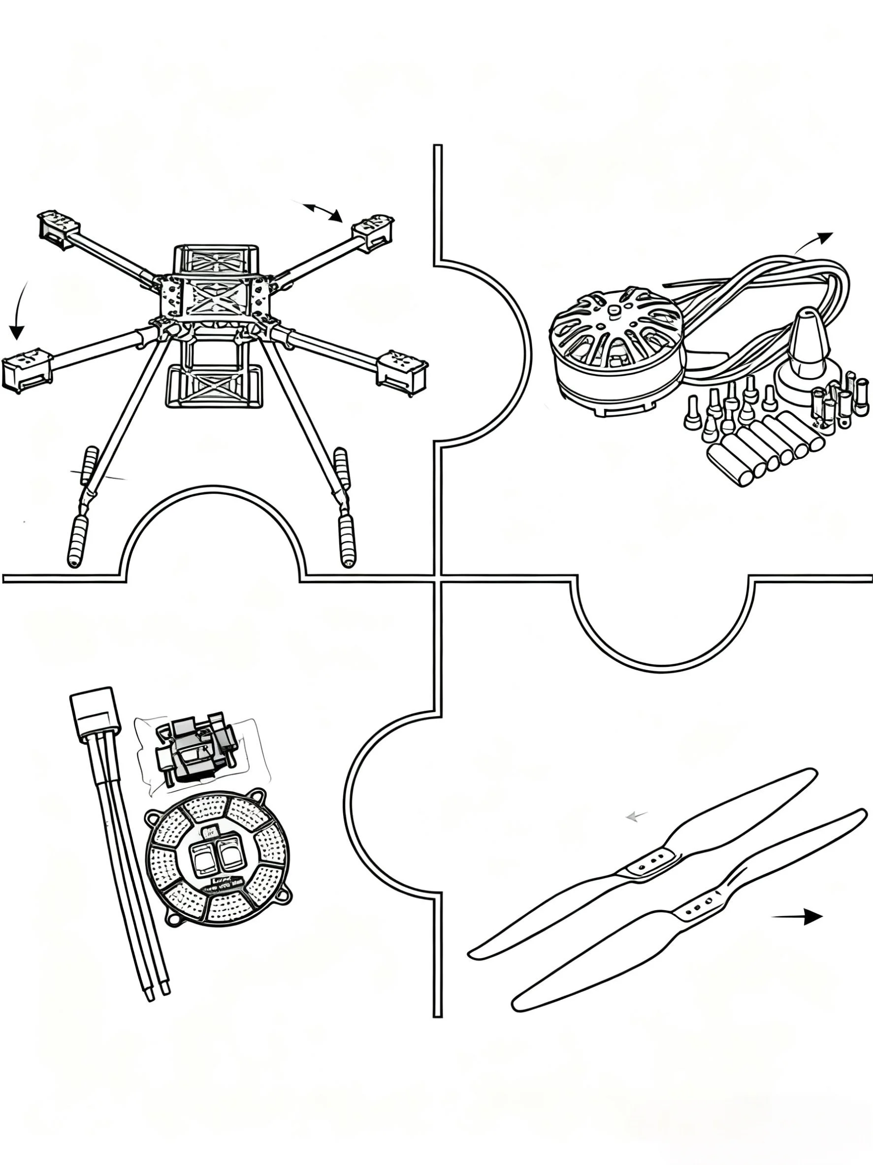 Happy ZD650 PRO 650mm Ardupilot Pixhawk Carbon fiber Quadcopter Frame ...