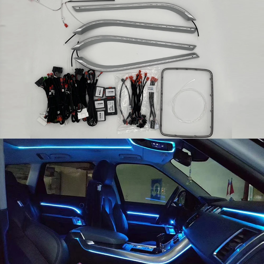 Led Ambient Light 10/64 color Fit for Range Rover sport /executive ...