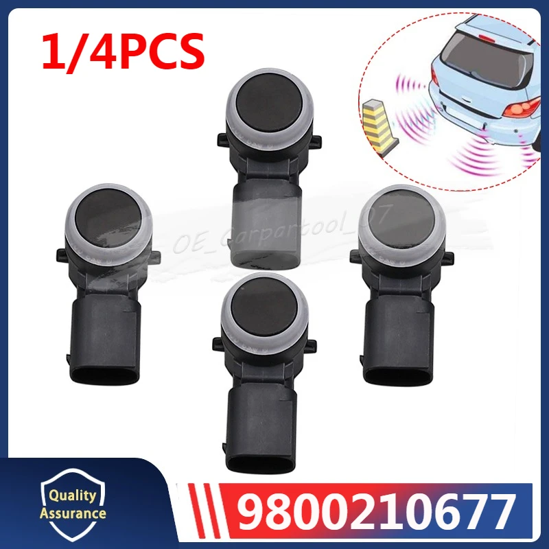 1/4 Uds Sensor de aparcamiento PDC 9800210677 para Peugeot 2008 208 ...