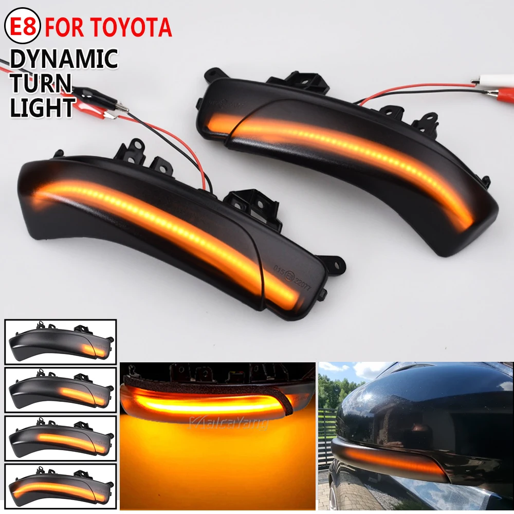Turn Signal LED Dynamic Sequential Light For Toyota CAMRY PRIUS REIZ ...