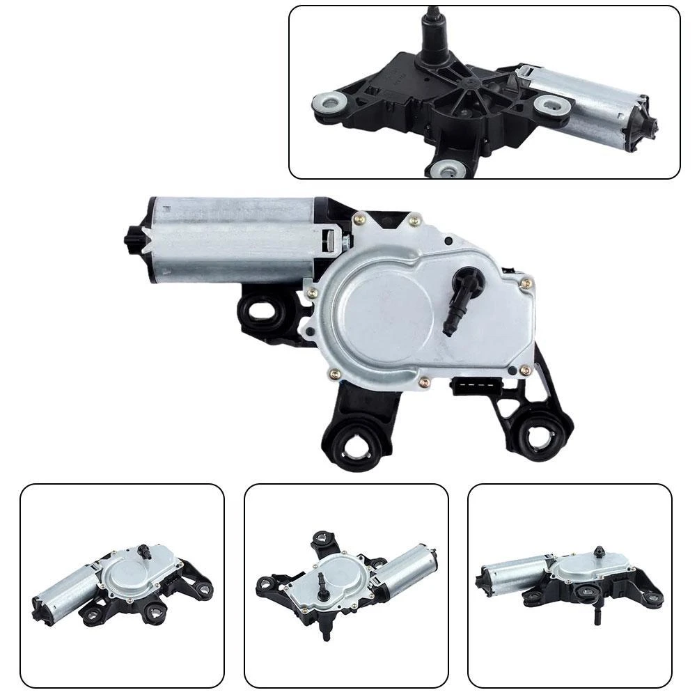 1Pcs 100% Brand New Rear Windscreen Wiper Motor With 4 Pins Plug For Audi A3 8P A4 A6 Q5 Q7 ...