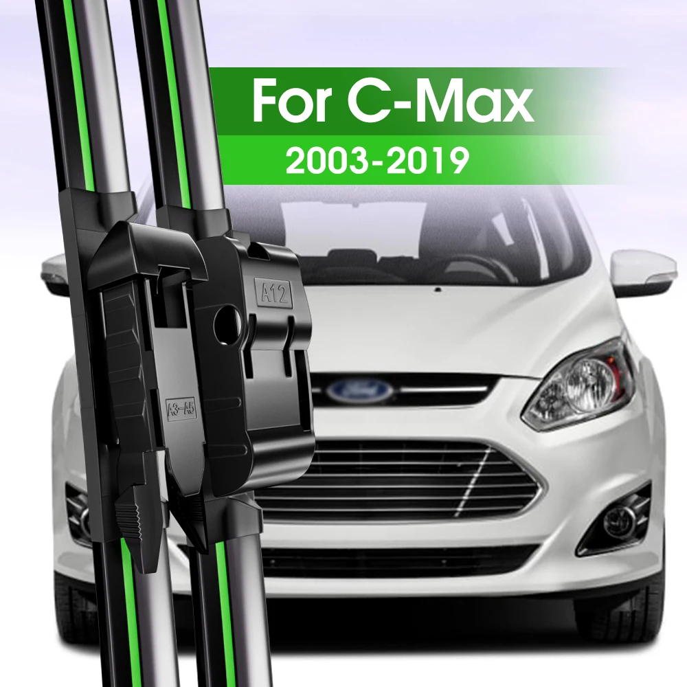2x-Front-Windshield-Wiper-Blades-For-Ford-C-Max-CMax-C-Max-2003-2019 ...