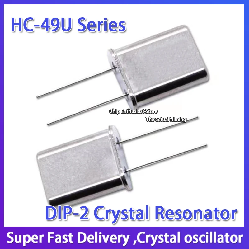 Resonador de cristal pasivo en línea, 10 piezas, HC 49U, 2p, 10.240mhz, 10,24 m, directo de ...