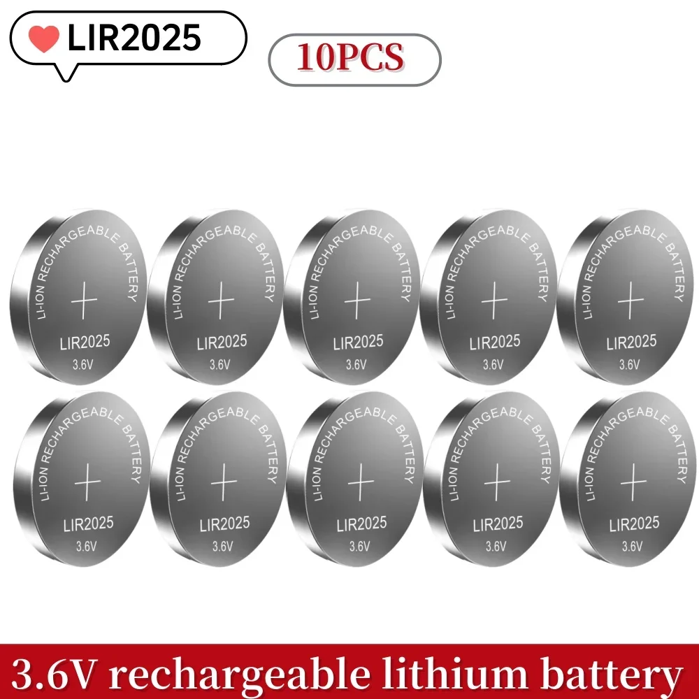 Перезаряжаемые литиевые батарейки LIR2025 NoEnName_Null | AliExpress