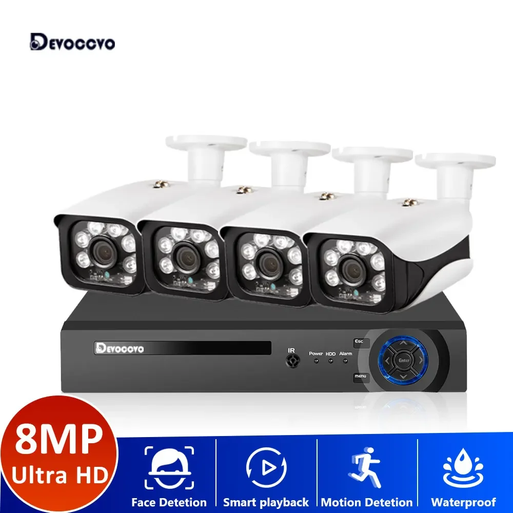 4K-AHD-CCTV-Camera-Security-System-Kit-8MP-4CH-DVR-Set-Outdoor-Face ...