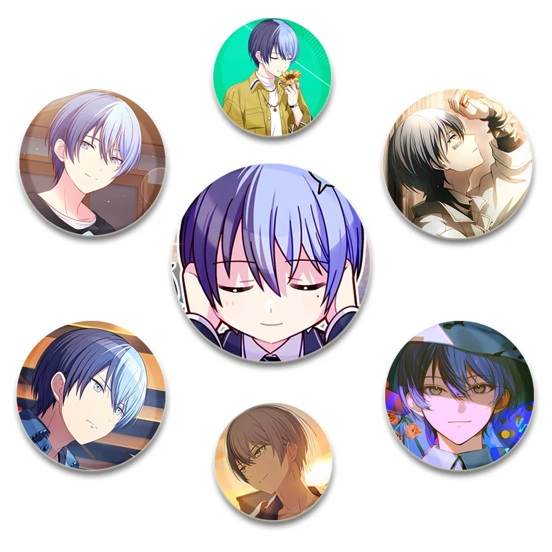 Anime Project SEKAI Brooches on Backpack Cartoon Idol Aoyagi Toya Badge ...