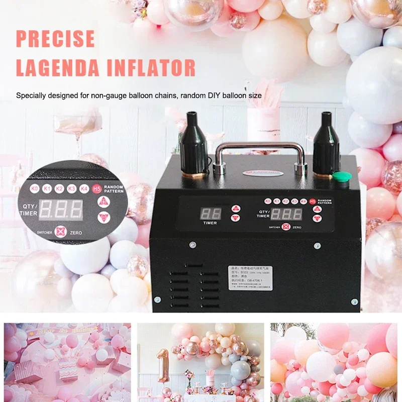 Electric pump inflatable pump machine Helium portable automatic blowing ...