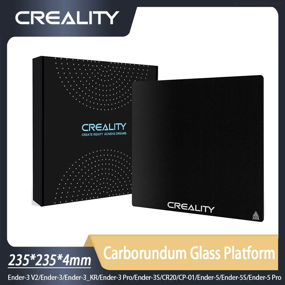 Creality-Original-Carborund-Tempered-Glass-Bed-235x235x4mm-3D-Printer-Platform-Build-Plate-for ...