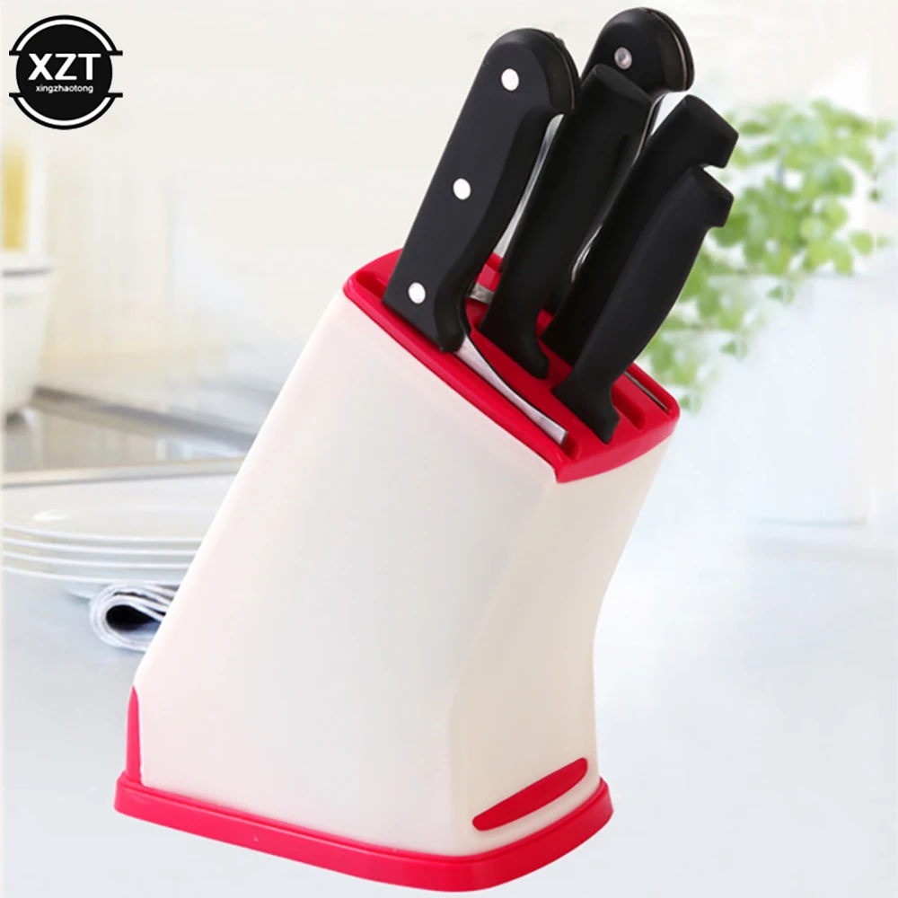 Kitchen-Knife-Storage-Plastic-Knife-Holder-Durable-Multifunctional ...