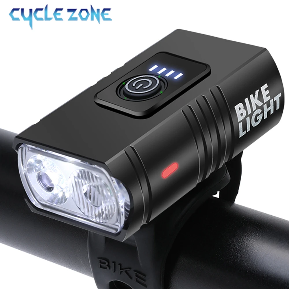 T6-LED-Bike-Light-USB-Rechargeable-Bicycle-Lights-Front-6-Modes-MTB ...