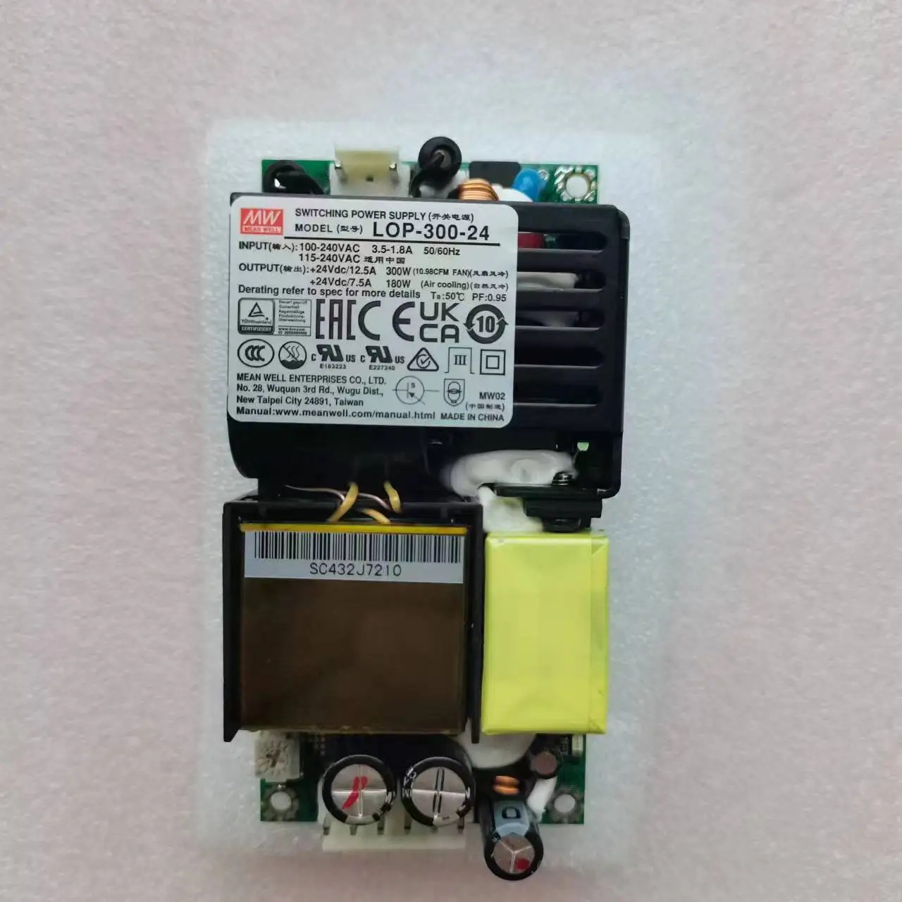 mean-well-300W-4-2-Low-Profile-Open-Frame-Power-Supply-LOP-300-LOP-300 ...