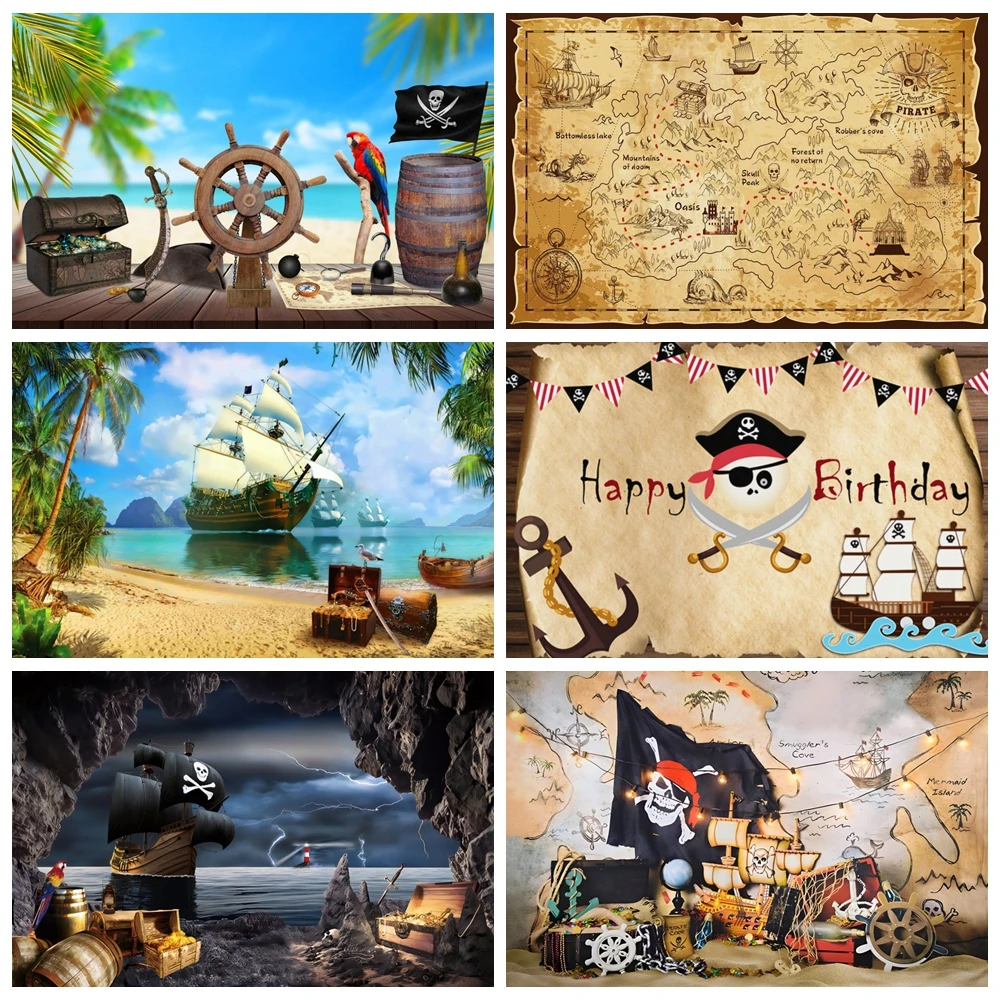 Pirate Invitation Background