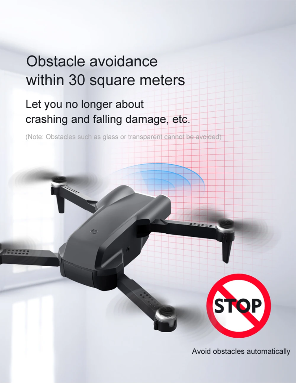 4K Simple Noir-3B - Drone Z608 Rc Hd Grand Angle, Double Caméra Wifi ...