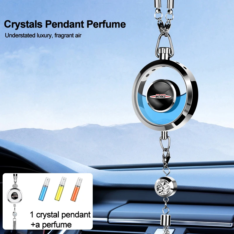 Car Logo Perfume Pendant Air Freshener Hanging Perfume Interior For ...