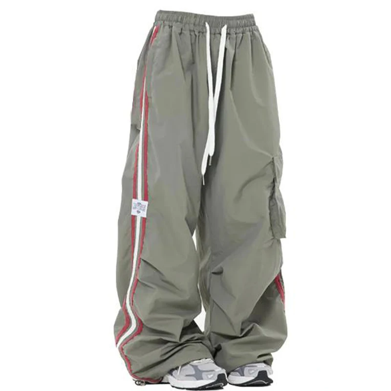 Pantalon-cargo-ray-pour-femme-poches-Wstring-jambe-large-pantalon-punk ...