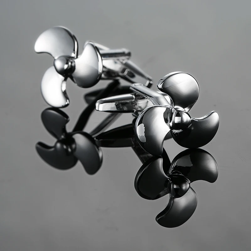 High-quality-men-s-French-shirt-cufflinks-Fan-blade-design-cuffs-button ...