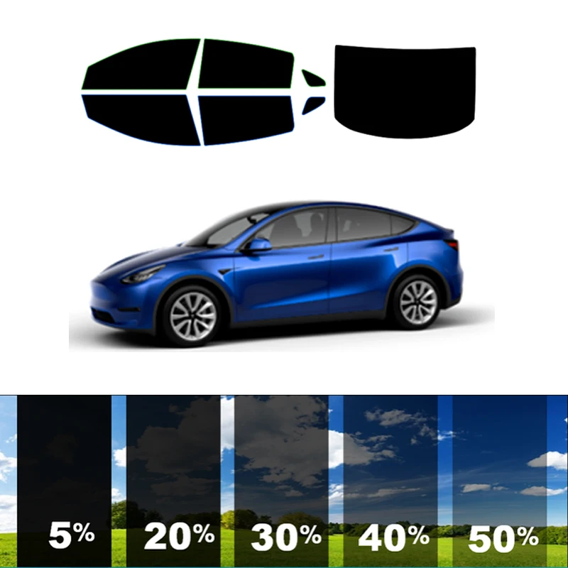 For-Tesla-Model-Y-2017-2023-DIY-PreCut-Window-Tint-Kit-ANY-Shade-ALL ...