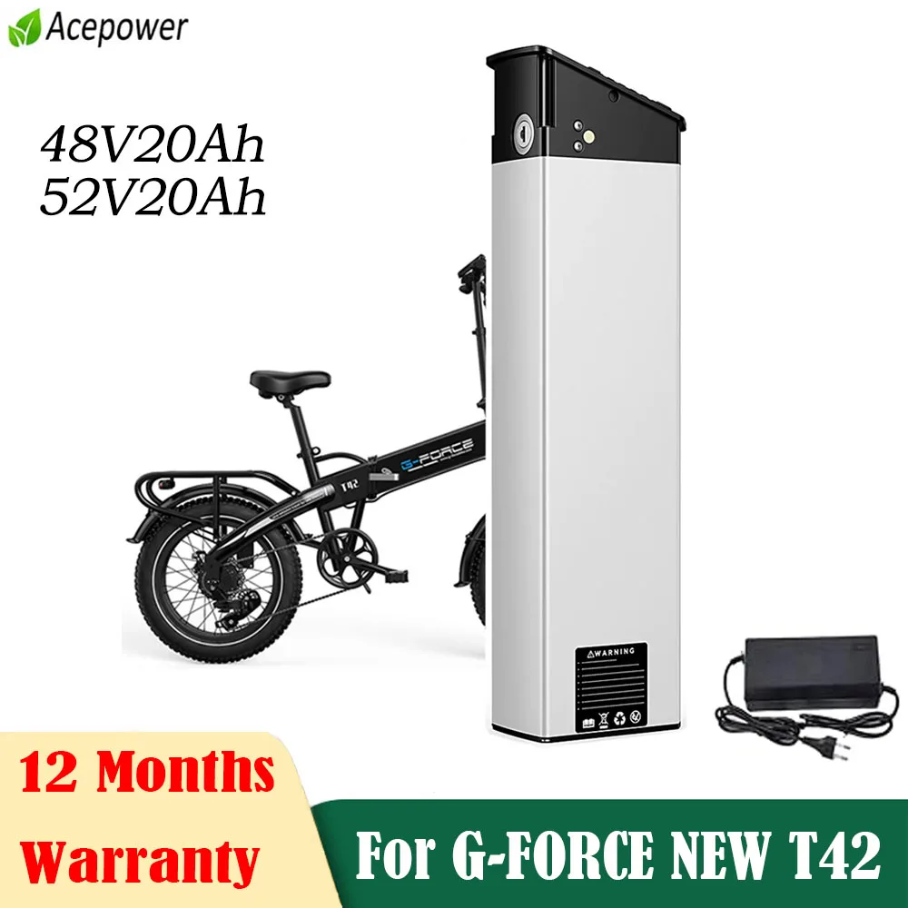 Folding Ebike Battery 48v 20ah 52v 20ah with 21700 5000mah cells For G ...