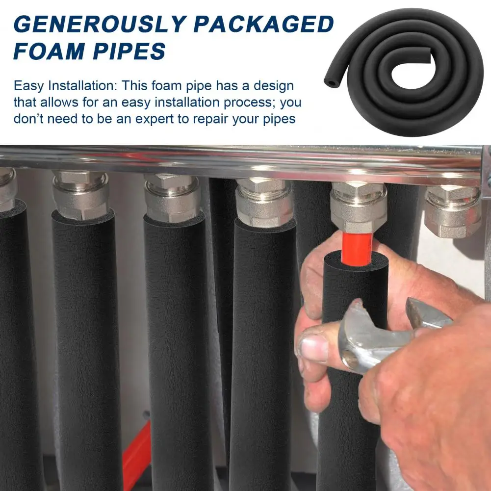 Black-Color-Pipe-Insulation-Foam-Outdoor-Water-Pipe-Insulation-Foam ...