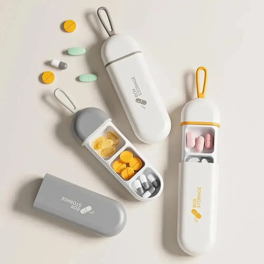 Port-til-Pill-Dispenser-Medicine-Box-Di-rio-Drug-Organizer-puro-e ...