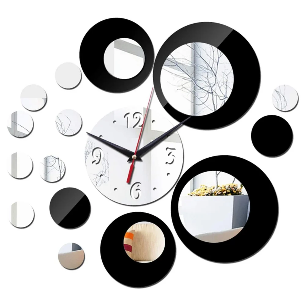 3D-Wall-Clock-Acrylic-Frameless-Digital-Clock-Mirror-Wall-Sticker ...