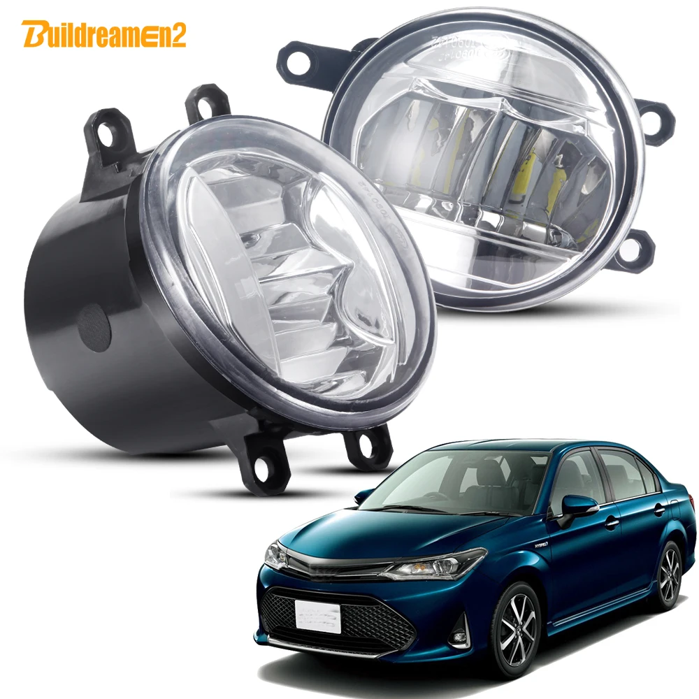 2 X 30W 3000LM LED Fog Light Assembly Car Right + Left Fog Driving Lamp ...