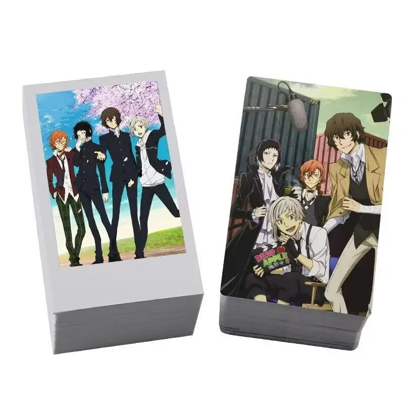 100-PCS-Anime-Stray-Dogs-Cute-Card-Dazai-Osamu-Figure-Cosplay-Exquisite ...