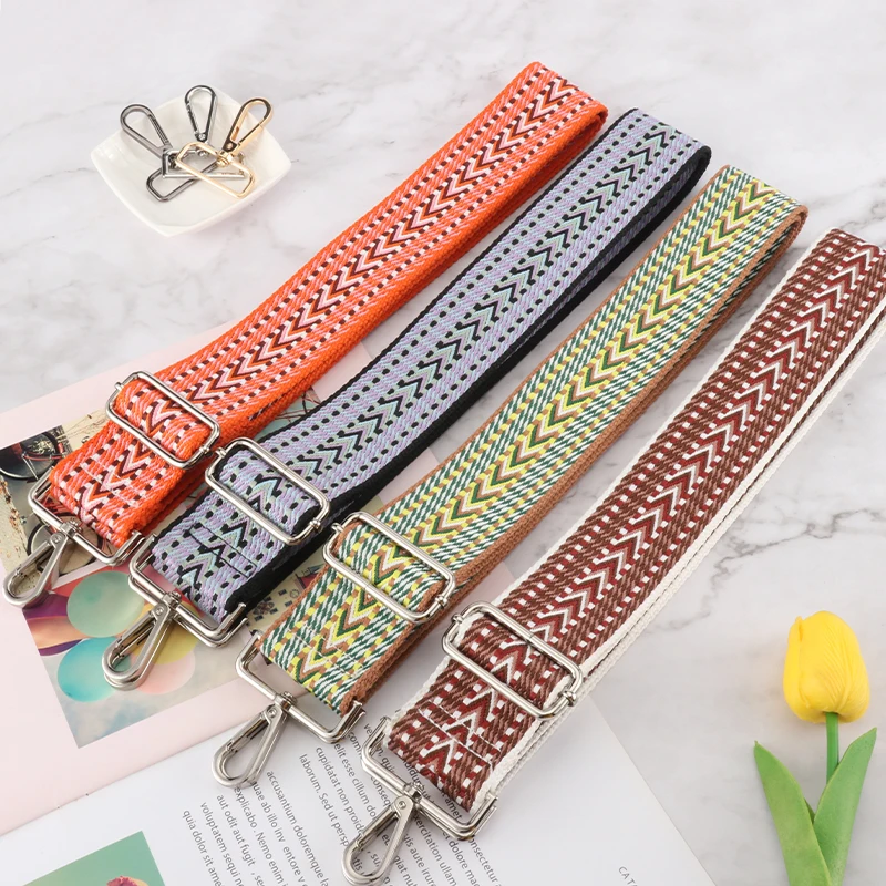 Handbag Strap Wide Fashion Ethnic Style Colourful 5cm Widening ...
