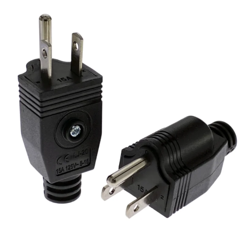 US-American-3-Pin-Nema-5-15P-AC-Electrical-Power-Male-Plug-Adaptor ...