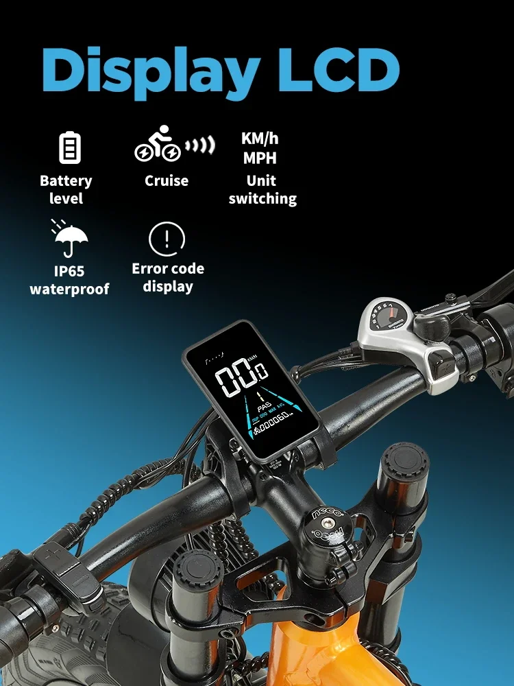 PULUMA Electric Bike Peak Power 3000W Motor 48V20AH E-Bike Hydraulic ...