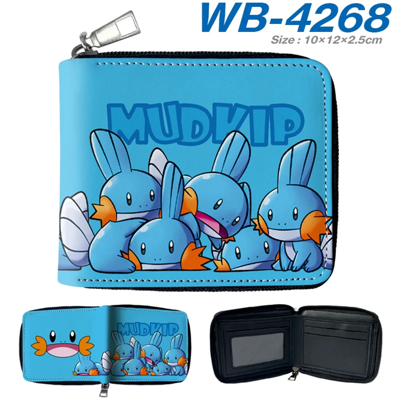 Miniso Pokemon Pikachu Gengar Kabigon Cartoon Wallet with Coin Pocket ...