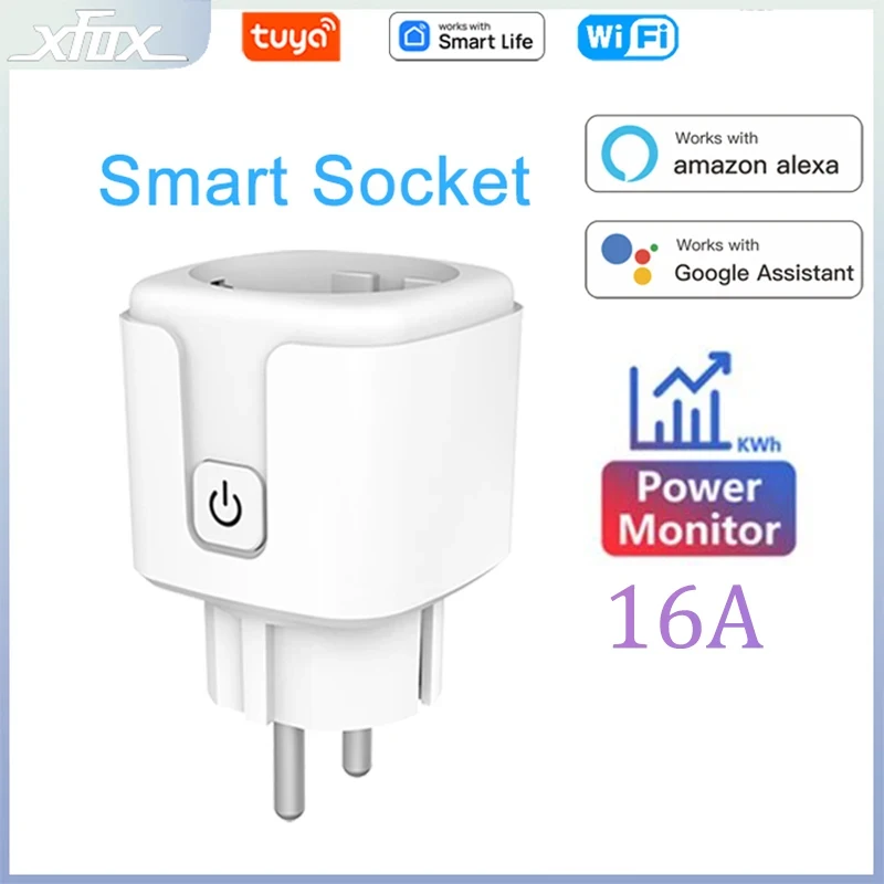 Tuya-Smart-Plug-WiFi-ZigBee-Socket-EU16A-with-Power-Monitor-Voice ...