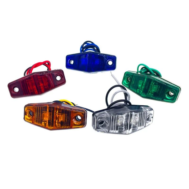 5 Color 10 30V LED Side Marker Lights Car External Square Lights ...