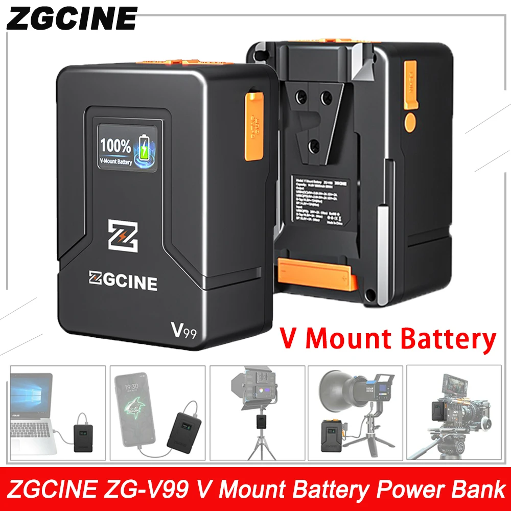ZGCINE-ZG-V99-V-Mount-Battery-Power-Bank-14-8V-99Wh-6800mAh-V-Lock-V ...