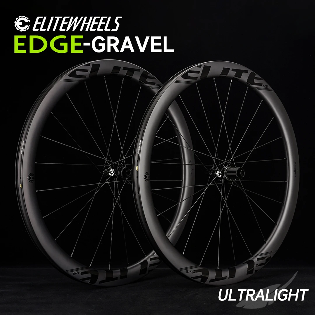 ELITEWHEELS-EDGE-Gravel-Wheels-Ultralight-1356g-Wing-20-Spoke-For ...