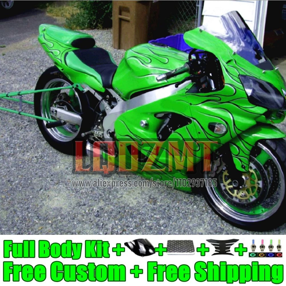 Body+Tank For KAWASAKI NINJA ZX 12R 1200CC 58No.183 ZX12R stock 2002 ...