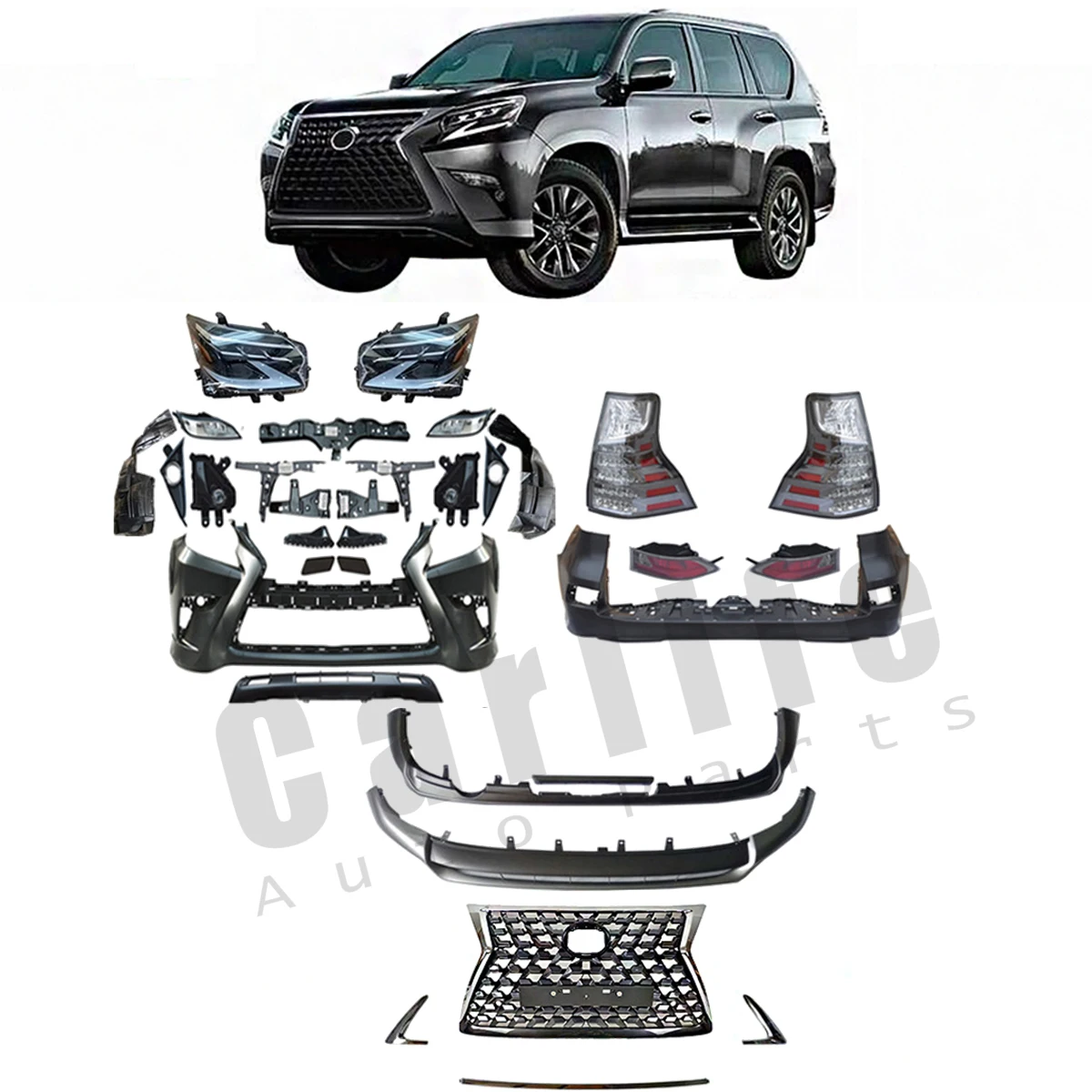 Automotive-body-kit-for-Lexus-GX460-2010-2019-upgrade-to-2021-model ...